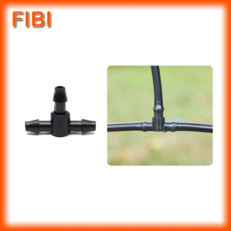 4mm Tee Joint 3 ways, 4/7mm micro tee, irrigation watering system ...