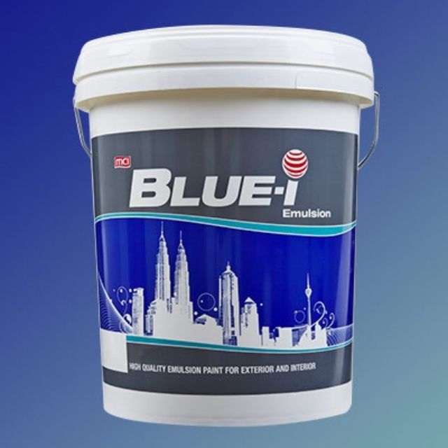 (18L) MCI BLUE-I EMULSION Interior Wall & Ceiling Paint (White / Black ...