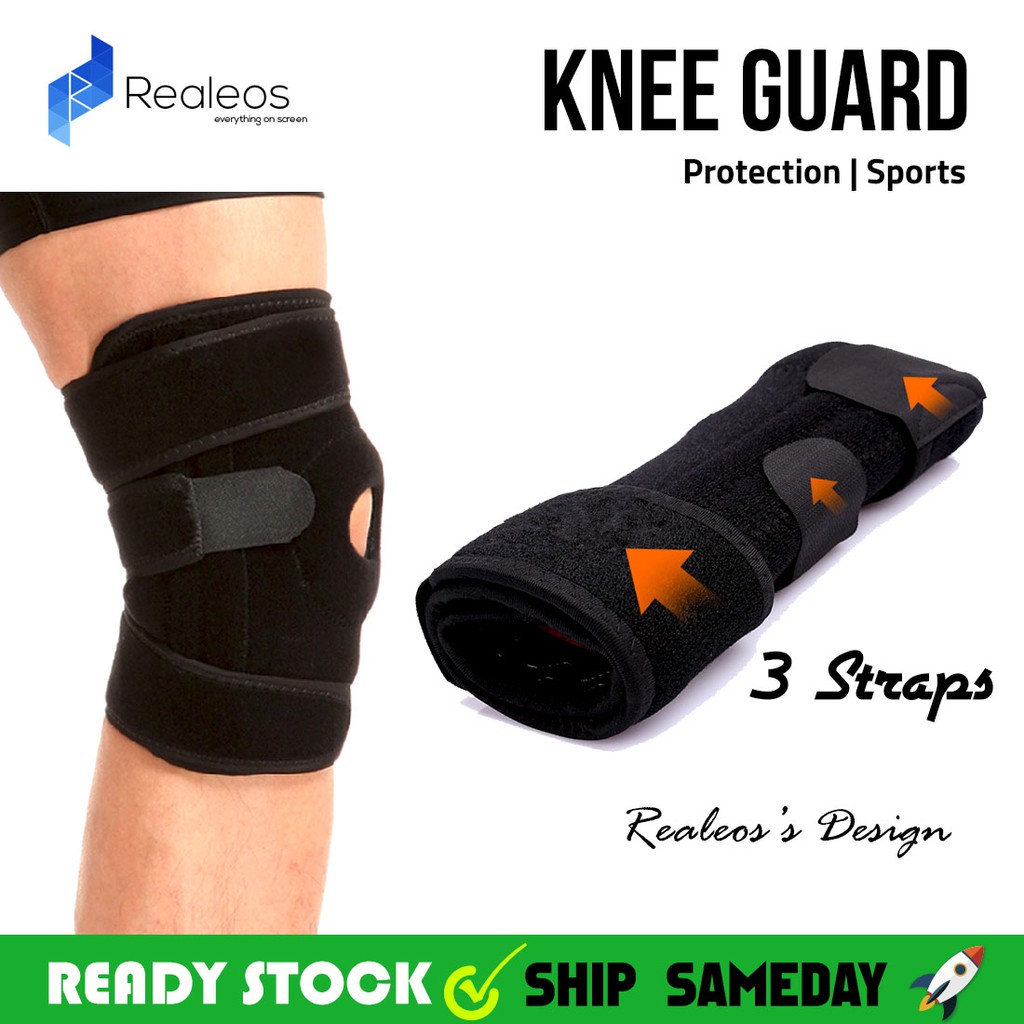 Realeos Compression Patella Knee Pads Stabilizer Support Protect Guard ...