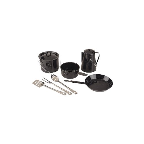 Coleman 8 Piece Enamel Cooking Set | Shopee Malaysia