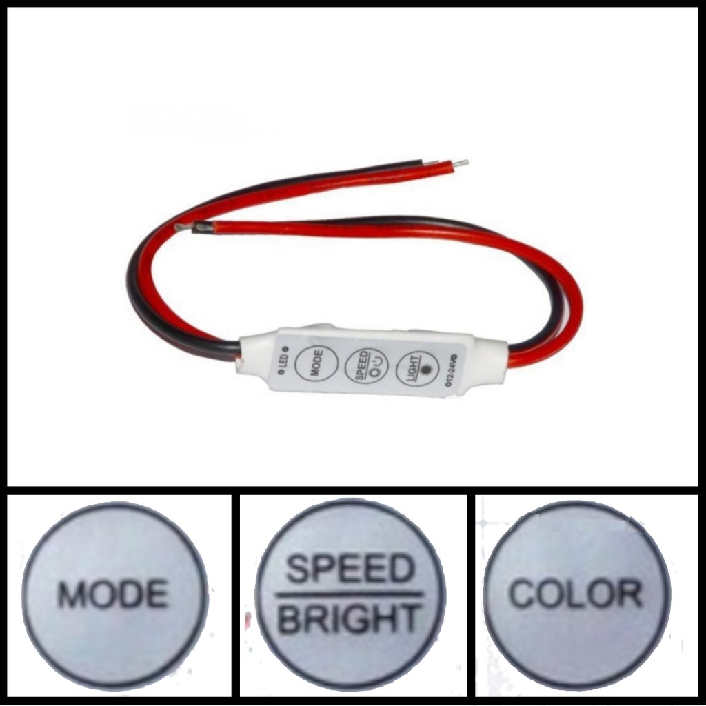 CAR RELAY FLASH 12V WIRED CONTROL MODULE WITH STROBE FLASH SPEED FOR ...