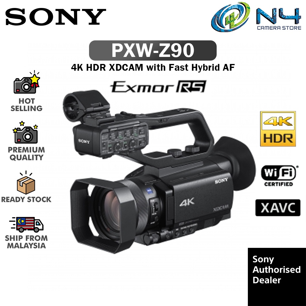 Sony PXW-Z90V / Z90 V 4K HDR XDCAM with Fast Hybrid AF(SONY MALAYSIA ...