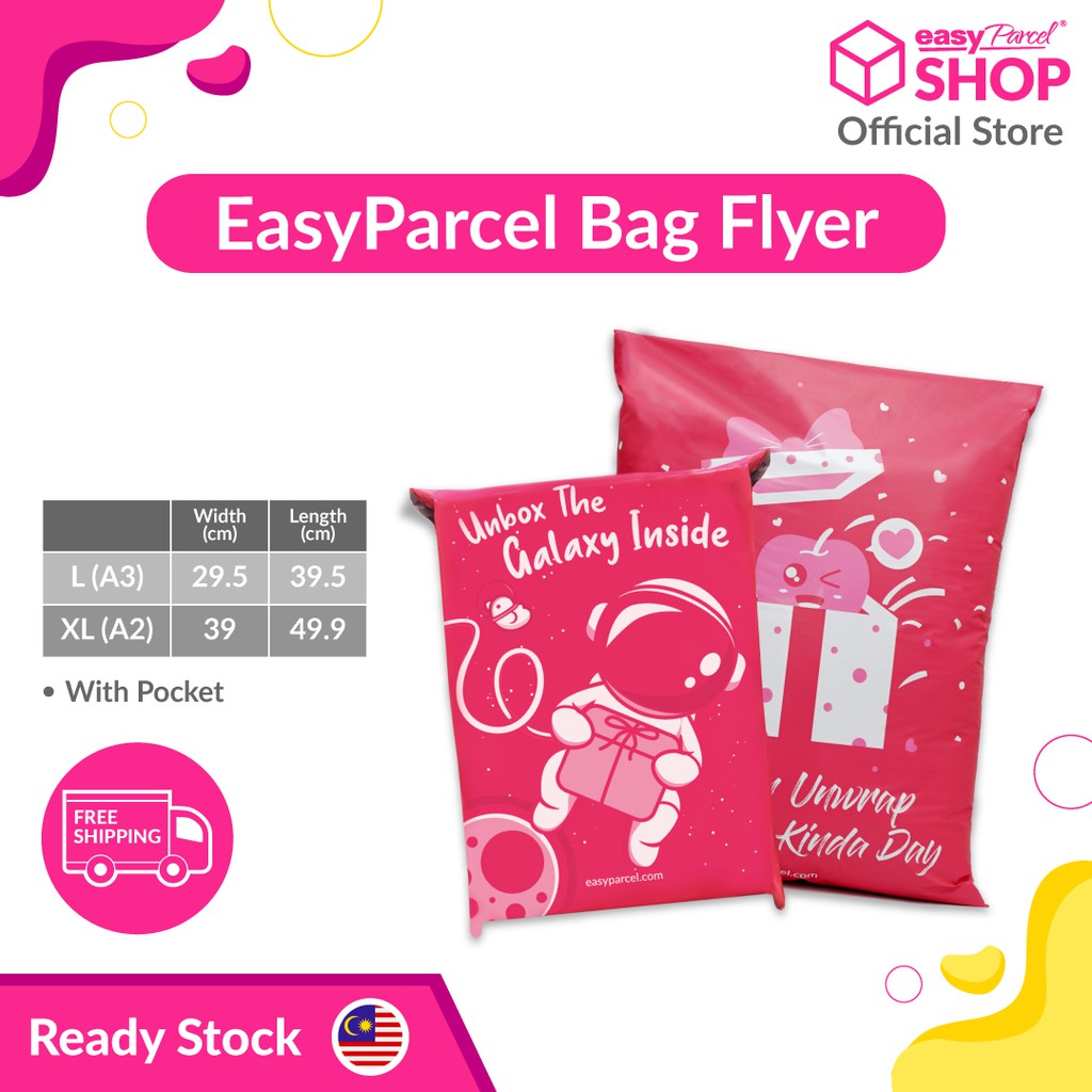 🔥 READY STOCK 🔥 EasyParcel L (A3) and XL (A2) Flyer - 100pcs - Courier ...