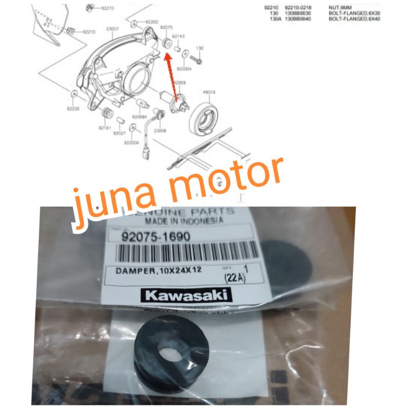 Original ninja r barong headlight rubber | Shopee Malaysia