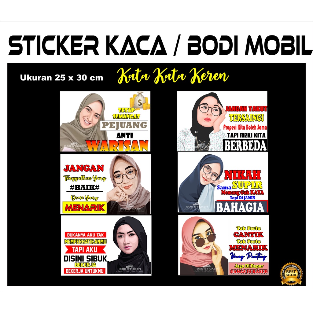 Print cool word stickers, word stickers, car window stickers, car body ...
