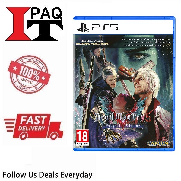 PS5 Devil May Cry 5 | Devil May Cry V Special Edition (R2 English)(R3 English/Chinese) | Shopee ...