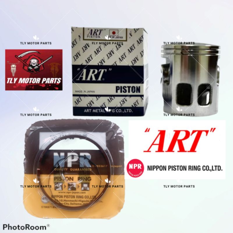 ART PISTON & NPR RING 100% ORIGINAL JAPAN 🇯🇵 FOR DT125 | Shopee Malaysia