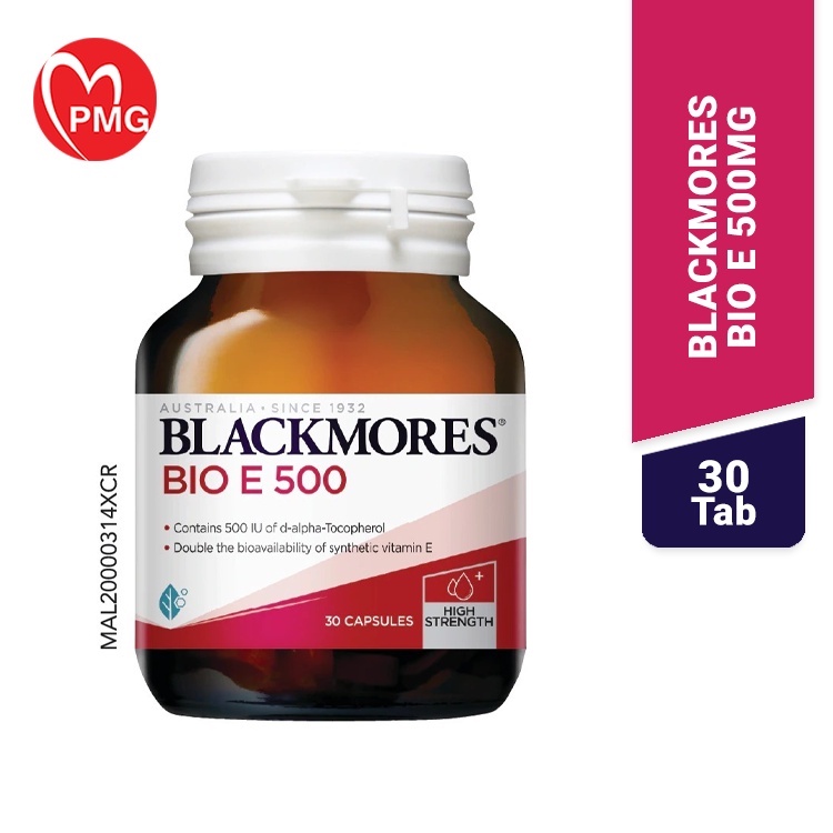 [PMG PHARMACY] Blackmores DS Bio E 500mg Cap 30's/60's - vitamin E ...