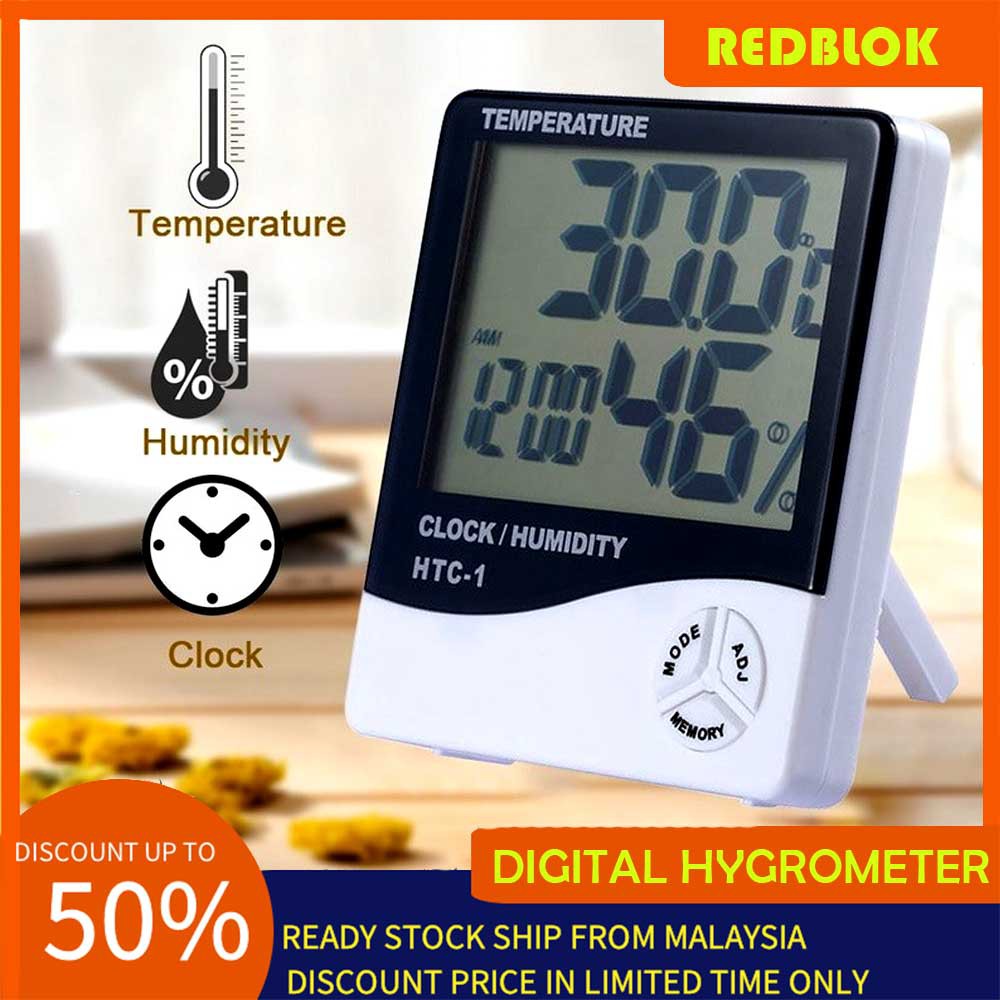 🔥 READY STOCK🔥 PROOCAM Hygrometer Thermometer High Digital Quality ...