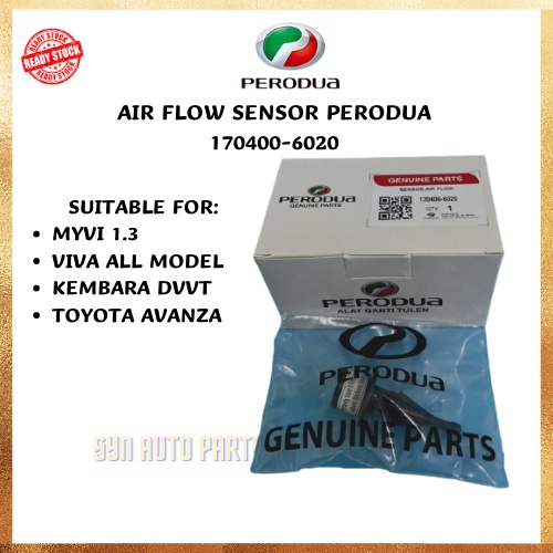 AIR FLOW SENSOR PERODUA MYVI 1.3,VIVA 1.0,AVANZA (170400-6020) | Shopee ...