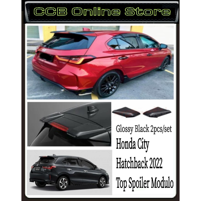 HONDA CITY HATCHBACK 2021-2024 REAR TOP SPOILER MODULO (PP) WITH ...
