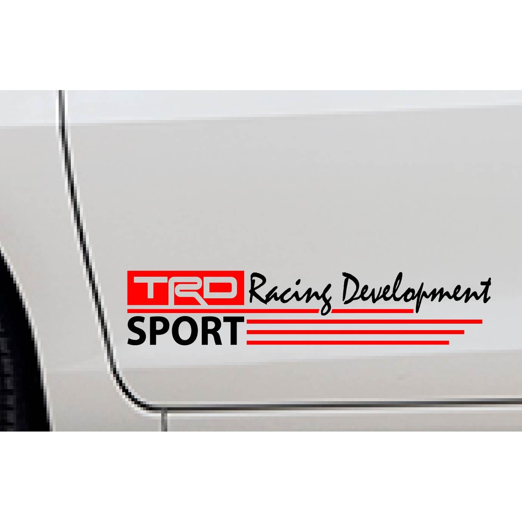 TRD sticker, Toyota Racing Development sticker, TRD | Shopee Malaysia