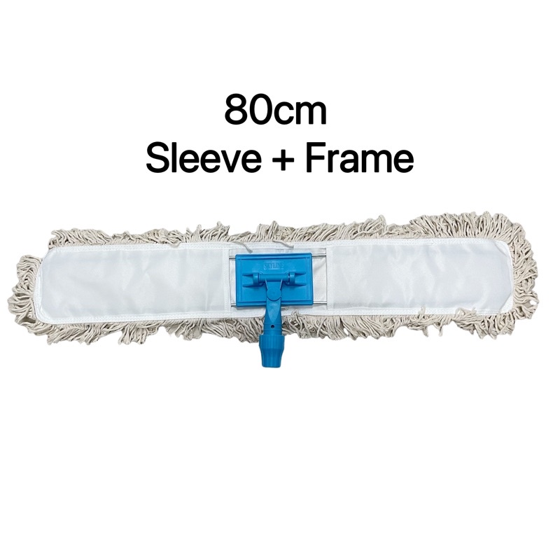 Cotton Dust Mop Refill Sleeve & Blue Frame 40cm 60cm 80cm / Magic Mop ...