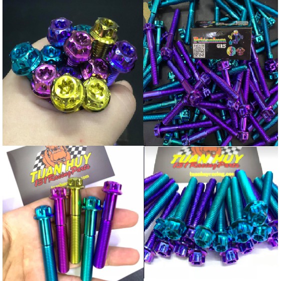 Titanium screw 8li25 8i30 8li40 8li60 Sala Head model (M8*25 M8*30 M8*40 M8*60 Sala Head ...