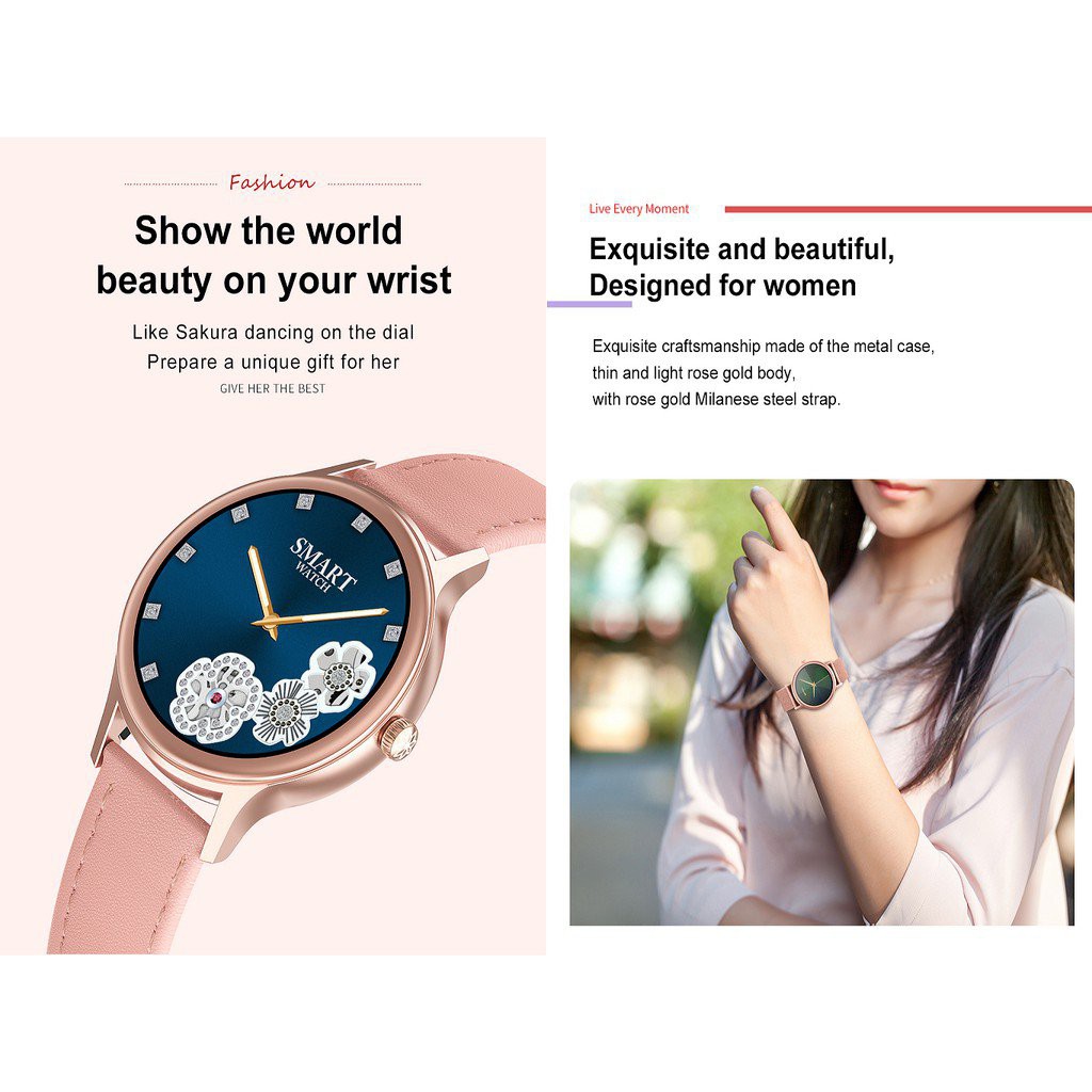 Spot Goods DT66 Female Smart Watch Women Menstrual Circle Calendar ...