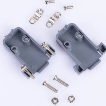 9 Way Panel Mount D-sub Connector Socket RS232 RS485 DB9-Female DB9 ...