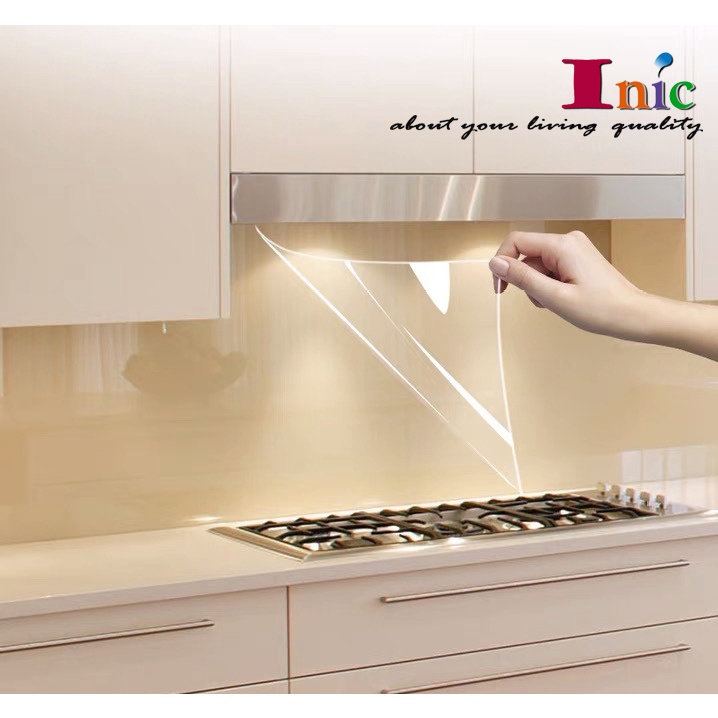 Transparent Wall Protector Sticker Waterproof Wallpaper Cover Pelindung ...