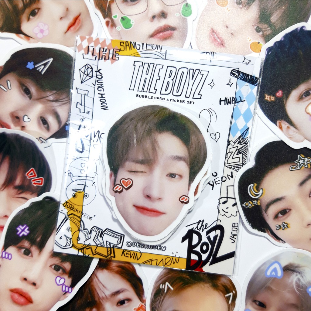 The Boyz Bubblehead Stickers | DEOKUDEN | Shopee Malaysia