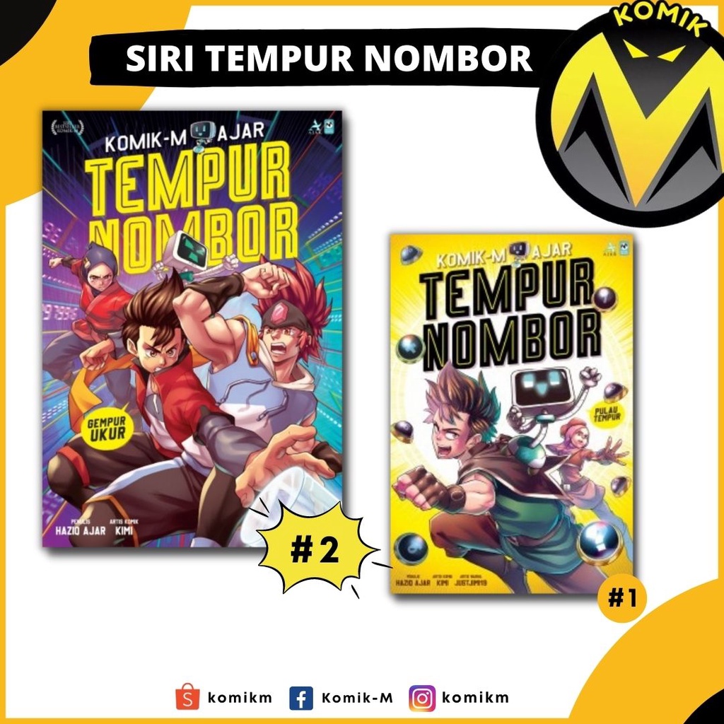 Siri Komik Tempur Nombor #1 - Pulau Tempur & #2 - Gempur Ukur (KOMIK-M ... Siri Komik Tempur Nombor #1 - Pulau Tempur & #2 - Gempur Ukur (KOMIK-M ...
