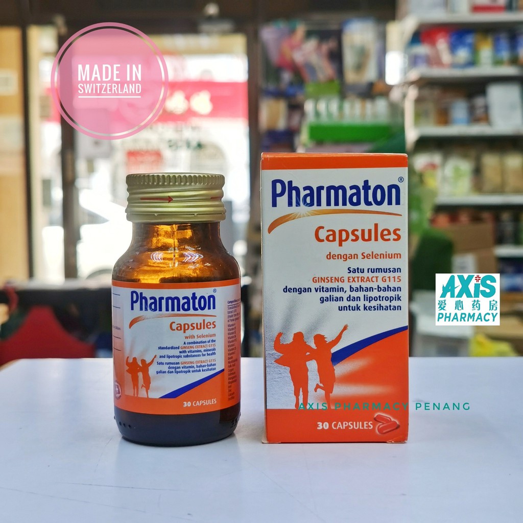 PHARMATON WITH SELENIUM 30 CAPSULES EXP: 03/2025 | Shopee Malaysia