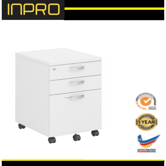 INPRO HQ-YMP 3 Mobile Pedestal 2 Drawer 1 Filing (2D1F) | Shopee Malaysia