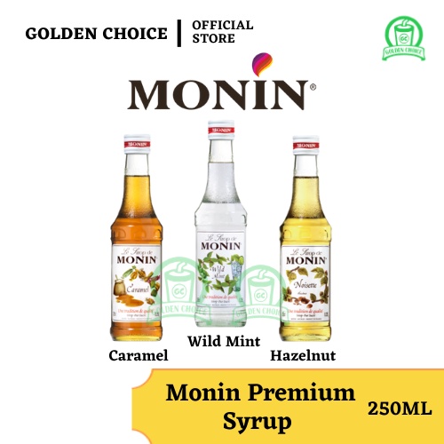 Monin Premium Syrup 250ML Monin Caramel Wild Mint Hazelnut Syrup Halal Certified | Shopee Malaysia