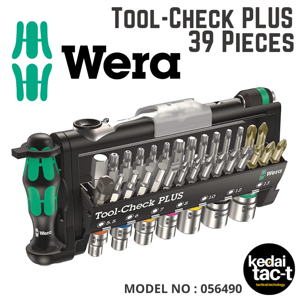 -🇲🇾 READY STOCK- Wera Tool-Check Plus with Bit Ratchet Set with Sockets ...