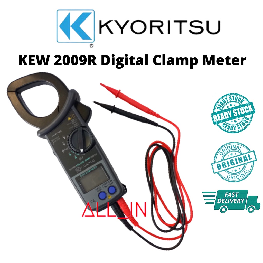Kyoritsu AC/DC KEW 2009R Digital Clamp Meters 2009R Digital Clamp ...