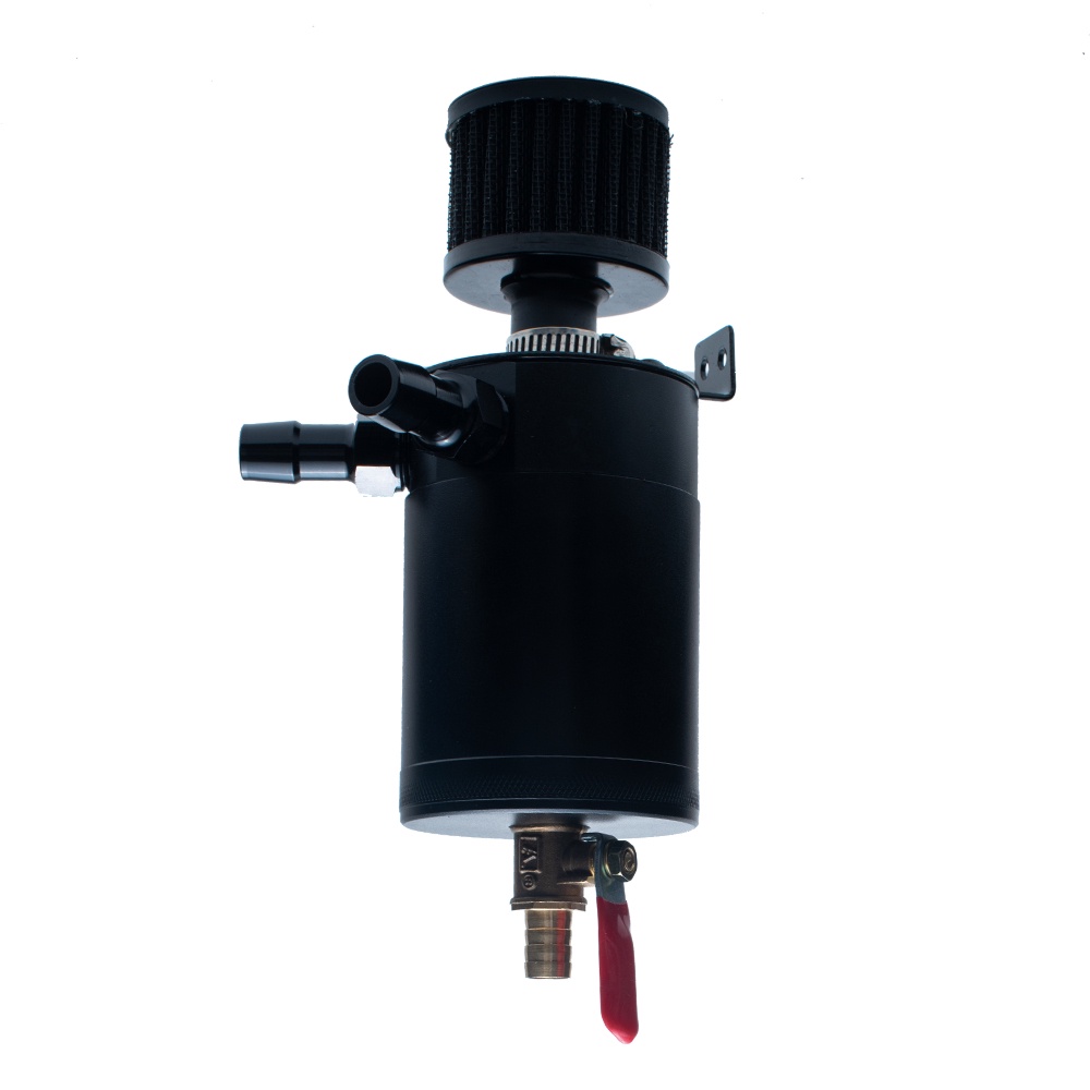 Universal Aluminum 2-port / 3-port Oil Catch Can Tank with Breather ...