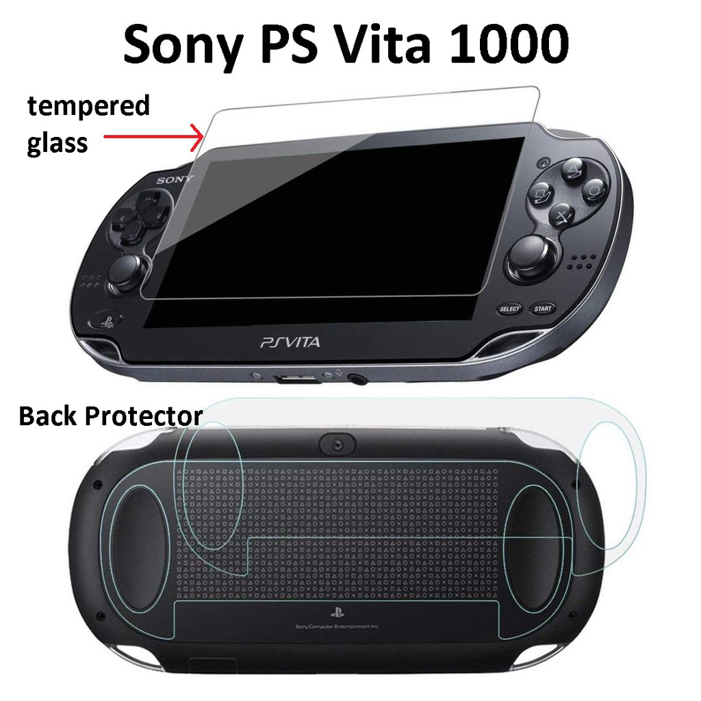 Sony PS Vita PSV 1000 / PSV1000 Tempered Glass Front Screen Protector ...