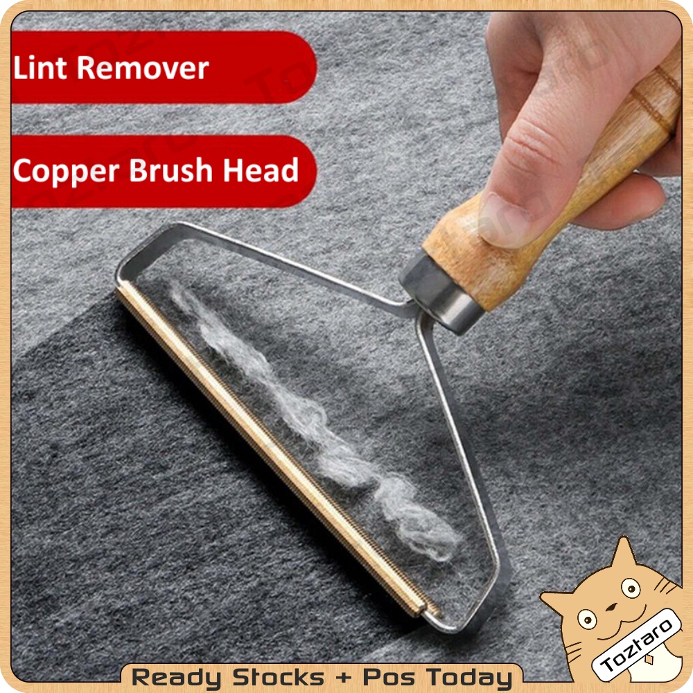 Portable Lint Remover Clothes Fuzz Fabric Shaver Removing Roller Brush ...