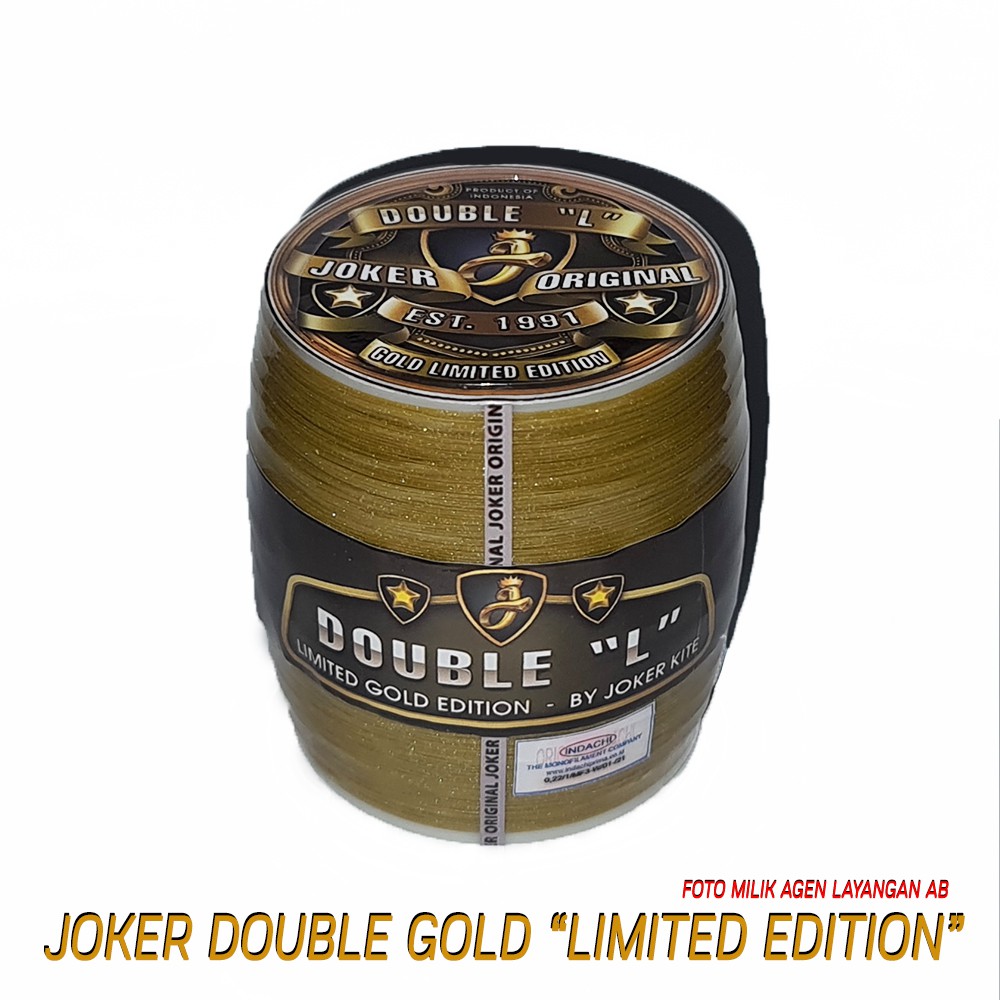 Joker Glass Kite String Double L Gold Limited Edition SS | Shopee Malaysia