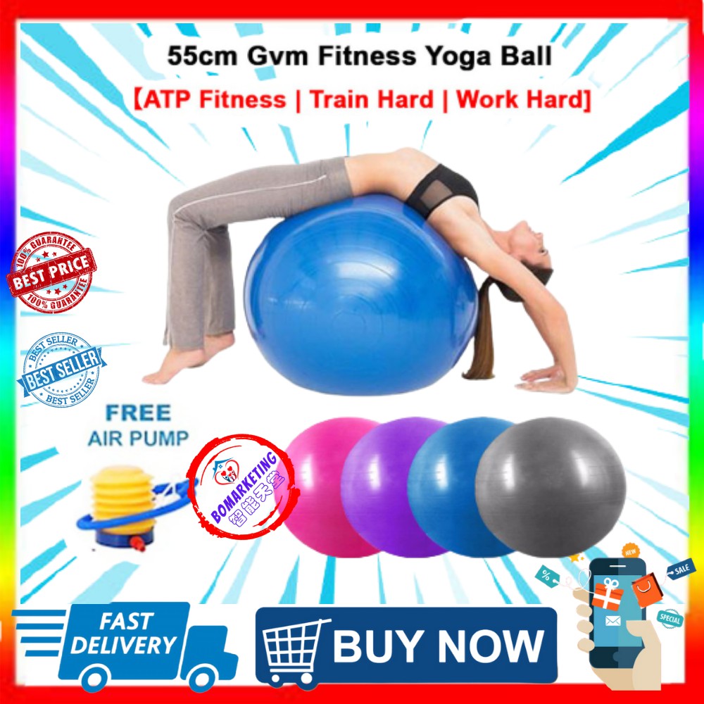 🐼𝗙𝗶𝘁𝗻𝗲𝘀𝘀 𝟱𝟱𝗖𝗠 𝗚𝘆𝗺 𝗙𝗶𝘁𝗻𝗲𝘀𝘀 𝗕𝗮𝗹𝗹 𝗔𝗻𝘁𝗶-𝗕𝘂𝗿𝘀𝘁 𝗬𝗼𝗴𝗮 𝗘𝘅𝗲𝗿𝗰𝗶𝘀𝗲 𝗕𝗮𝗹𝗹 [𝗛𝗶𝗴𝗵 ...