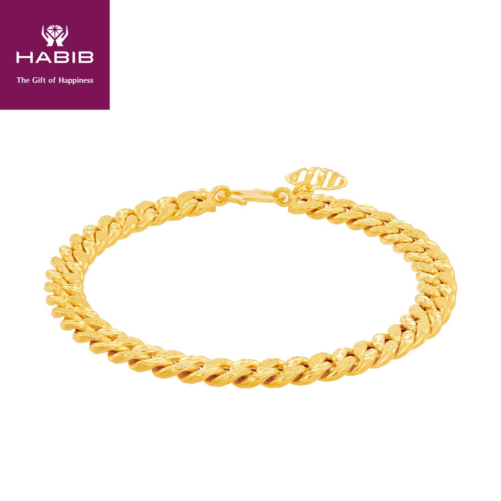 HABIB Timea Gold Bracelet, 916 Gold | Shopee Malaysia