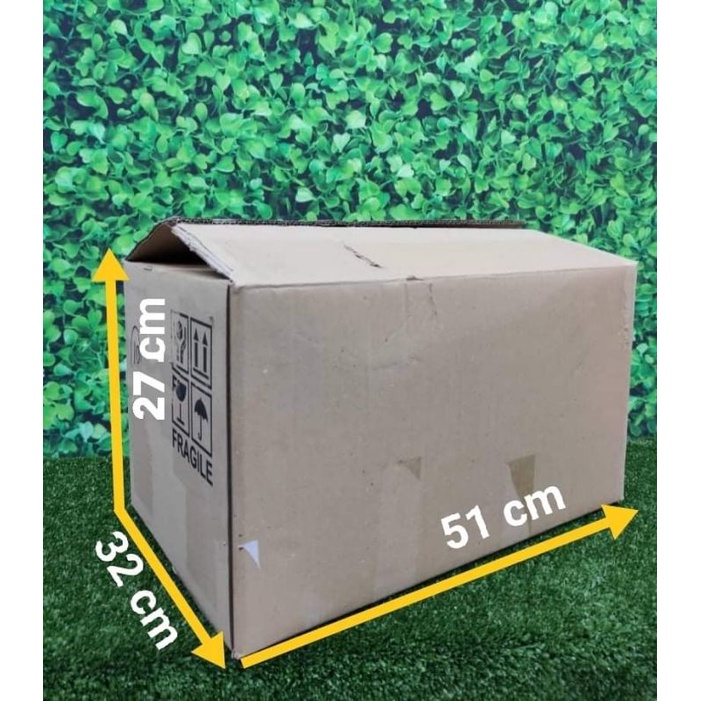 DOUBLE LAYER paper box carton fragile logo double wall thick clean ...