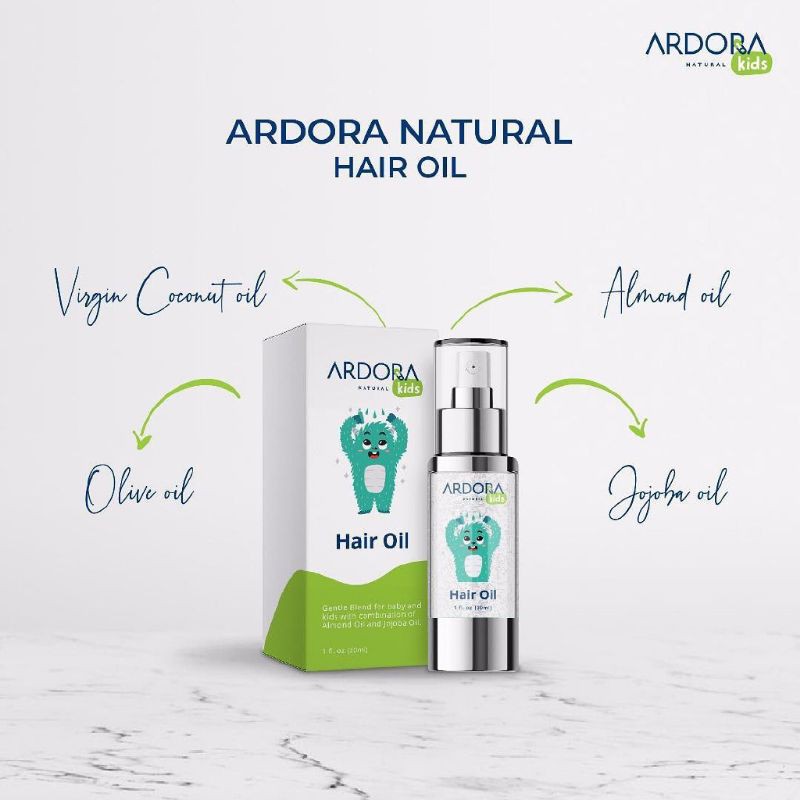 Ardora Natural Hair Oil Baby Hair Oil / Bath & Wash Original HQ | Shopee Malaysia