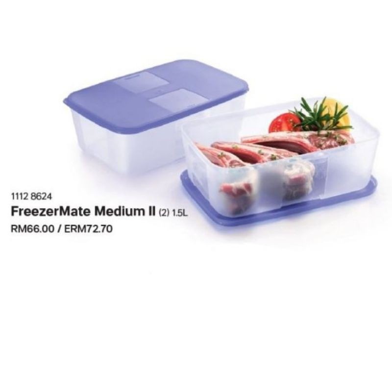 FreezerMate Medium II 1.5L (1) - tupperware brands | Shopee Malaysia
