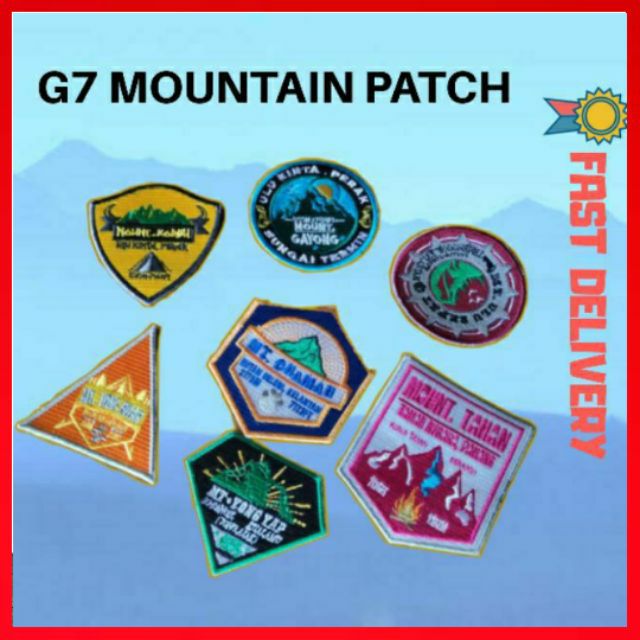 G7 Mountain Patch - Malaysian Mountain | Shopee Malaysia