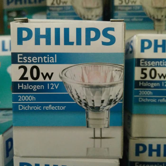 Philips 12V 12 volt 20w 20 watt MR16 Halogen Bowl Lamp | Shopee Malaysia