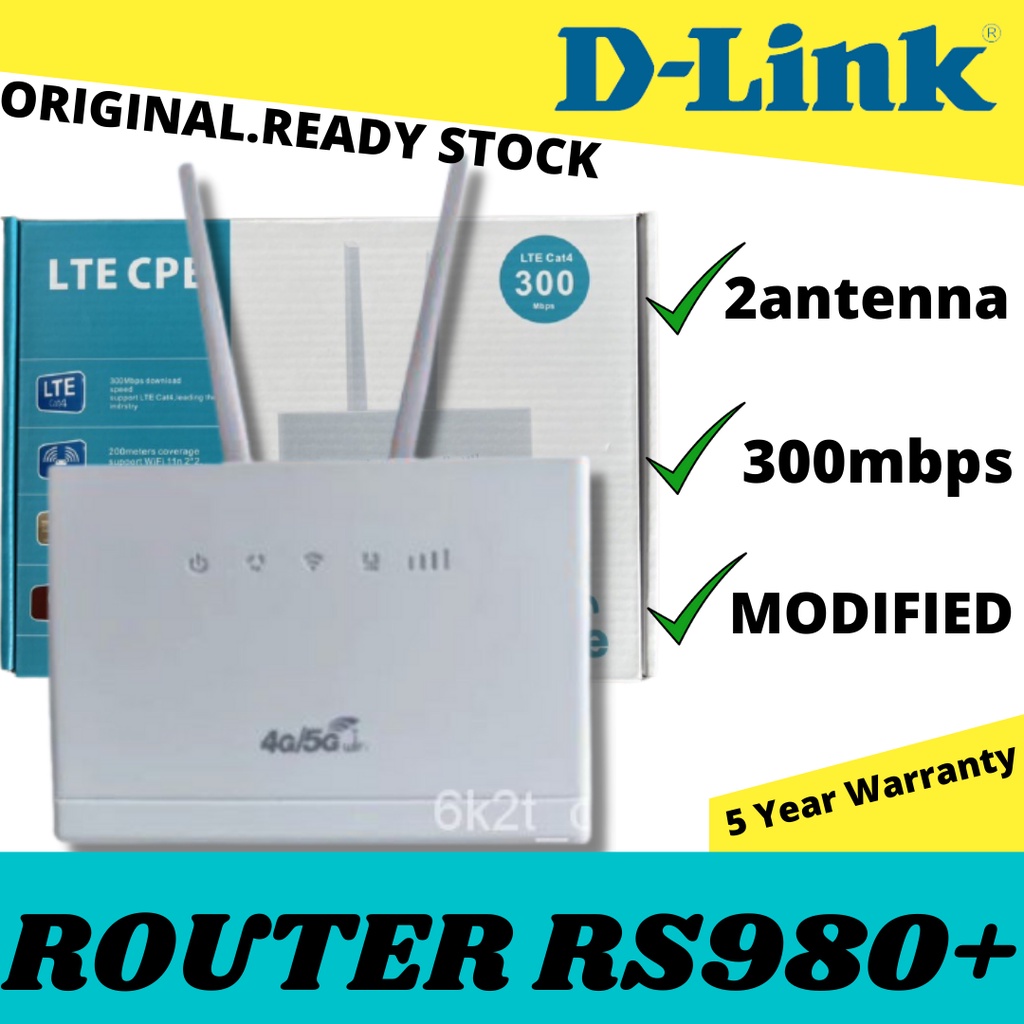 [D-Link] Modified RS980+ Modem Wifi Router Unlimited Hotspot Wireless ...
