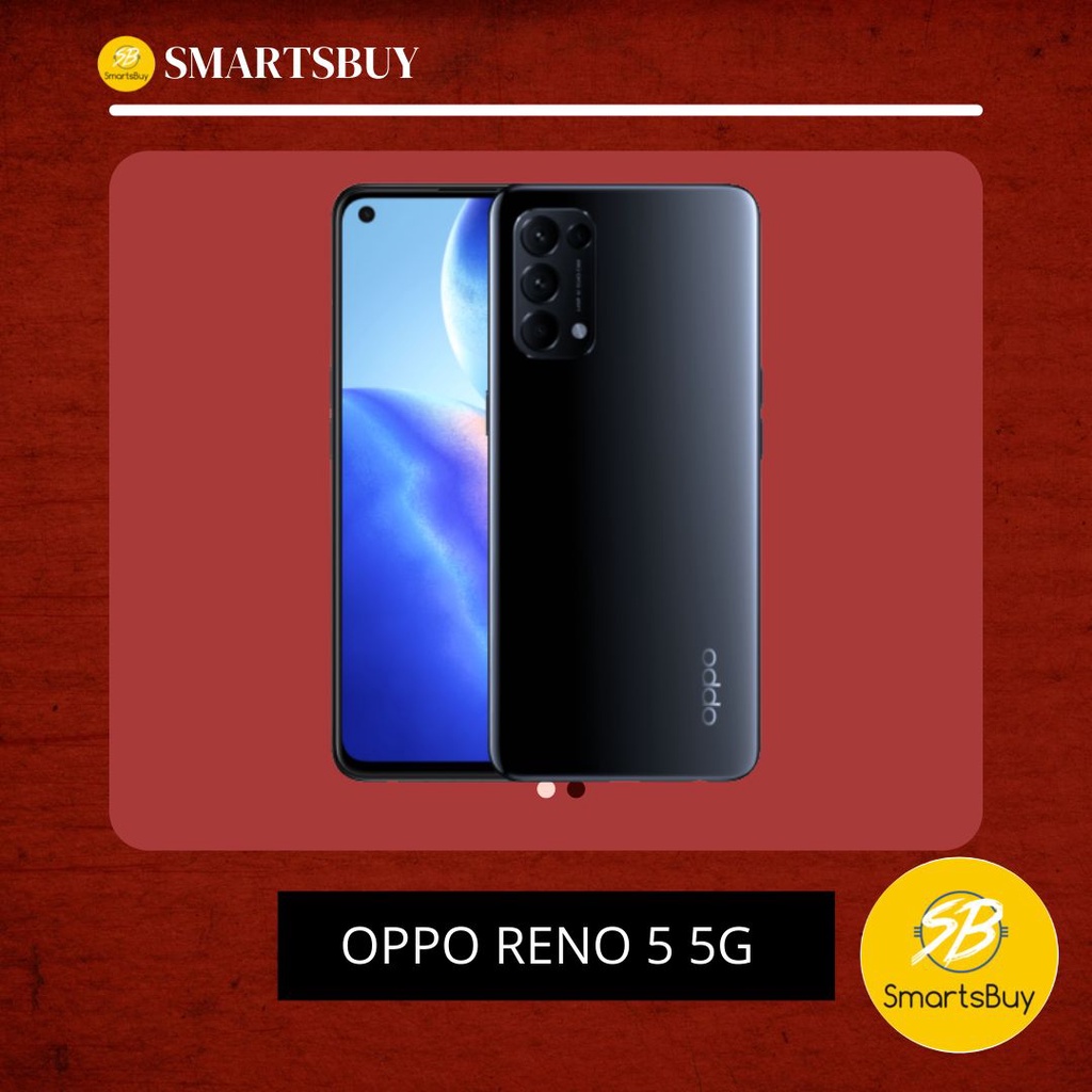 OPPO Reno5 5G | 8GB RAM+128GB BLACK | Shopee Malaysia