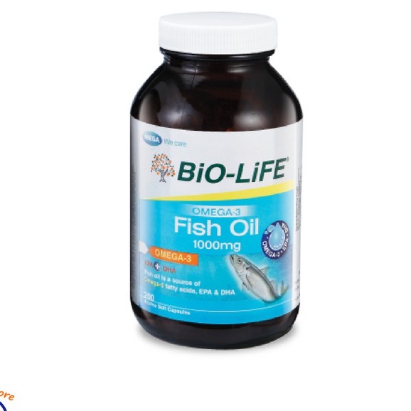 BIO-LIFE OMEGA 3 FISH OIL 1000mg CAPSULE | Shopee Malaysia