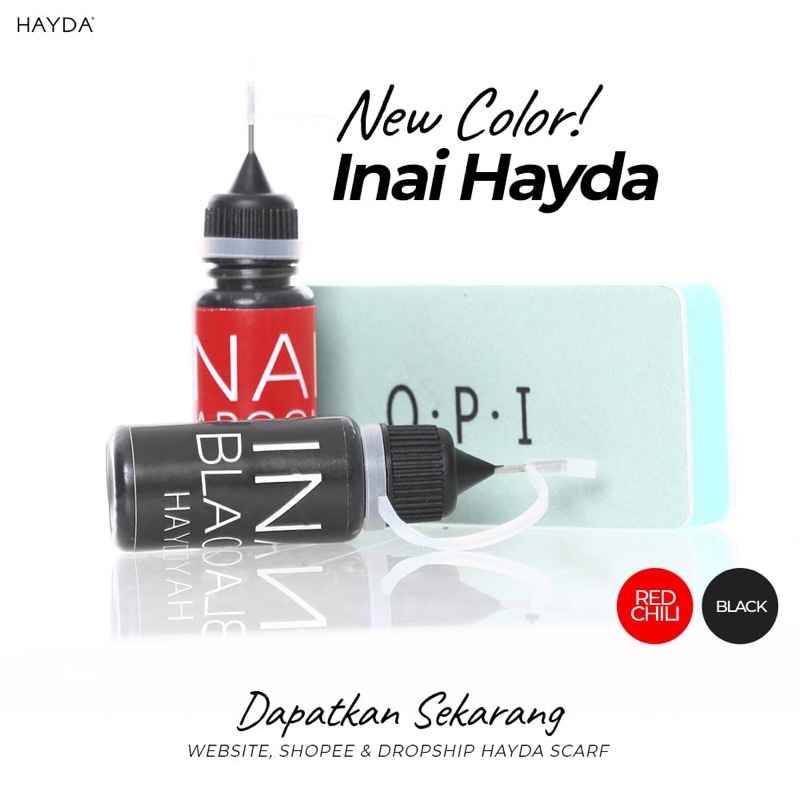 INAI HAYDA FREE BUFFER PENGGILAT KUKU 3 COLOUR PIGMENTED HOT SELLING🔥🔥 ...