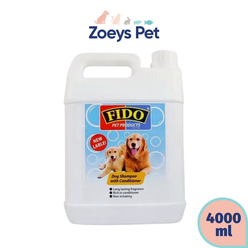 Fido Dog Shampoo With Conditioner 4000ml | Shopee Malaysia