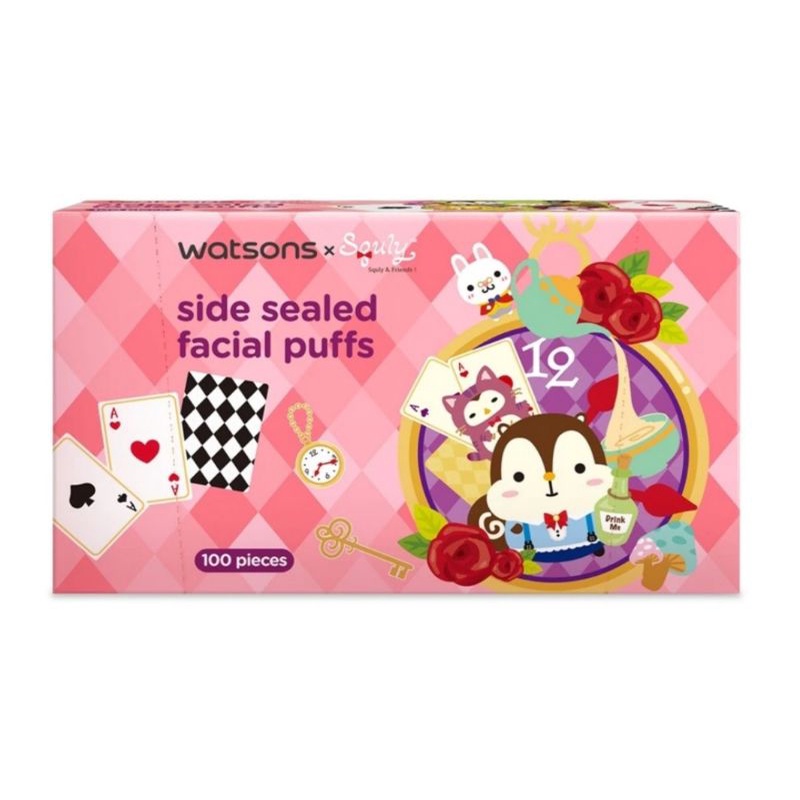 GUARDIAN / WATSONS Facial Cotton Puff, Square, Round Soft & Care Ultra ...