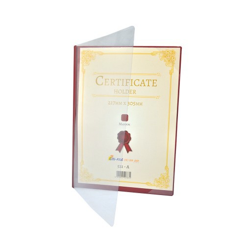 Emi File A4 Certificate Holder (521 - A) | Shopee Malaysia