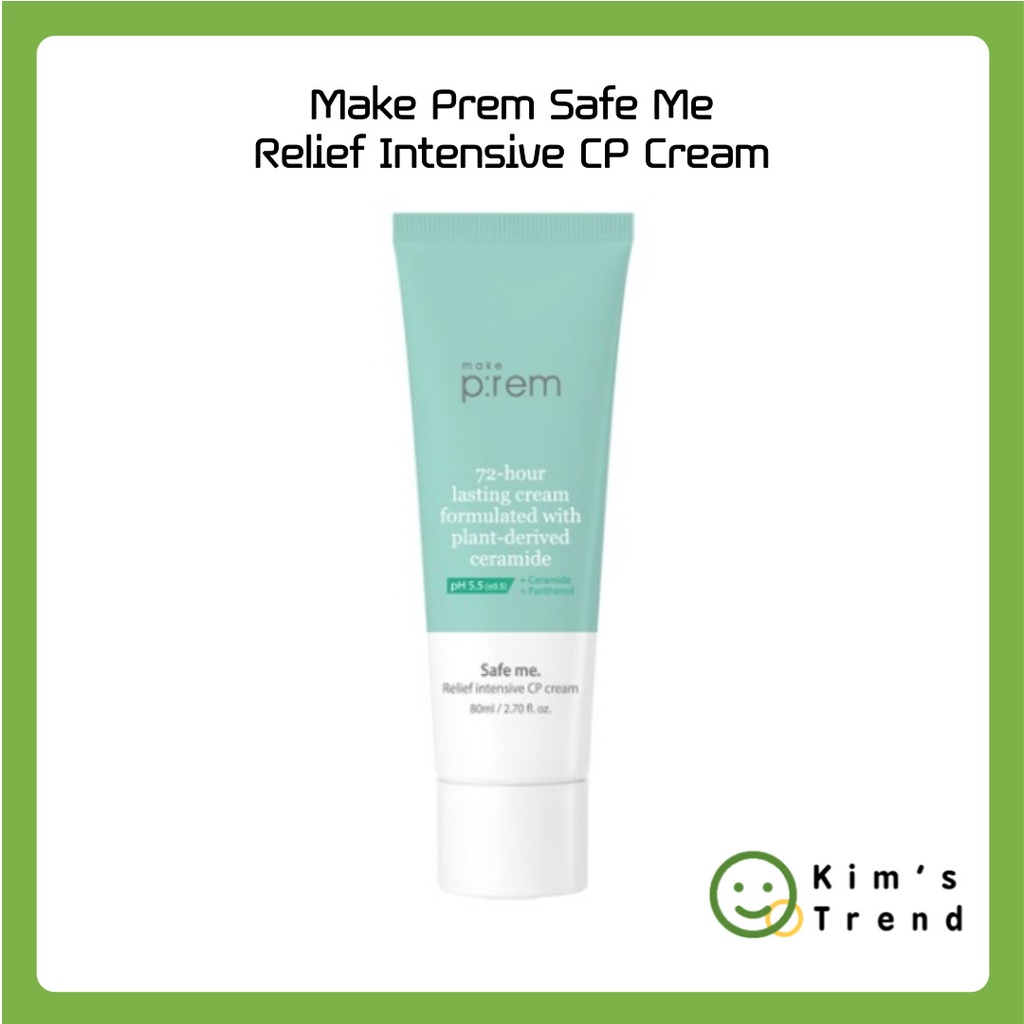 [Make Prem] Safe Me Relief Intensive CP Cream (80ml) Facial Moisturizer ...