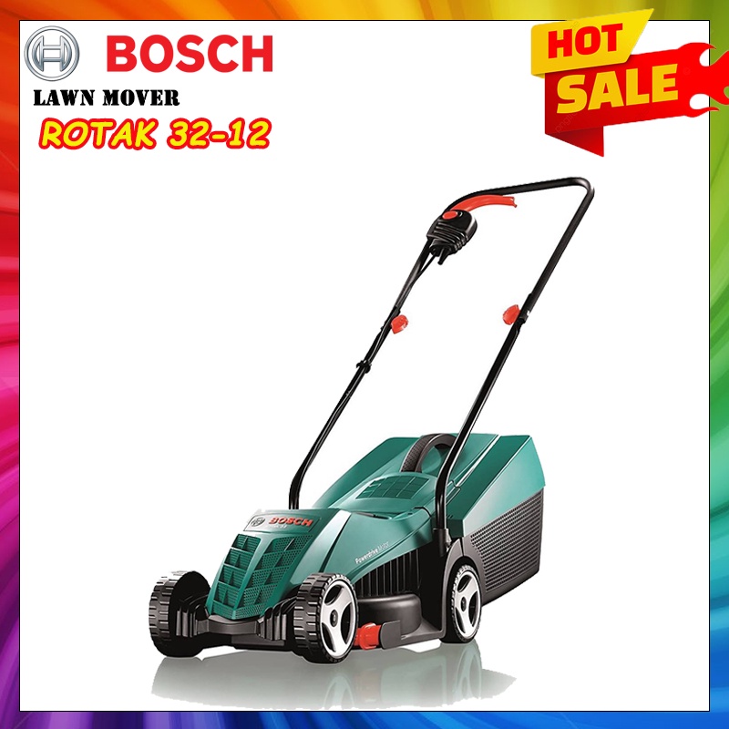 Bosch Corded Lawn Mover Lawnmover ROTAK 32-12 Rotak32-12 06008A6078 ...