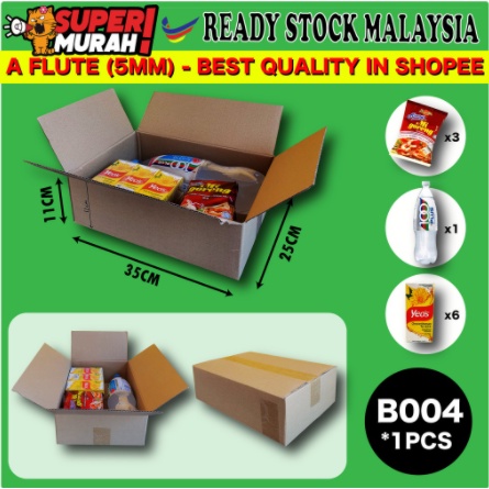 B004 1pcs Carton Box 】Kotak Karton Kotak Hadiah Gift Box Packaging Box ...