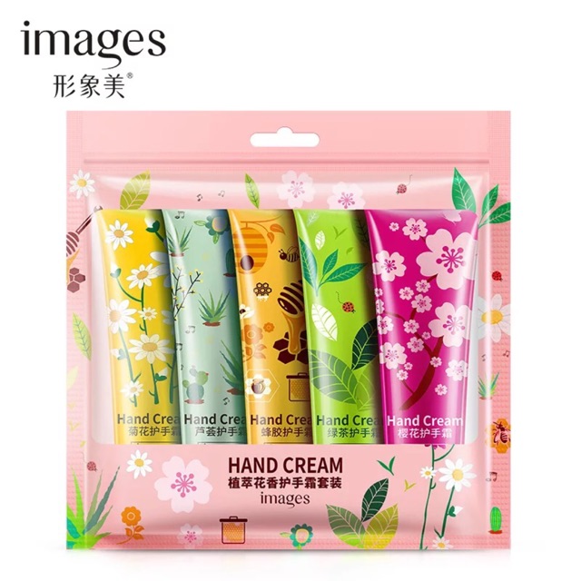 Images 5 Pcs Set Moisturizing Hand Cream With Free Face Mask(Ready ...